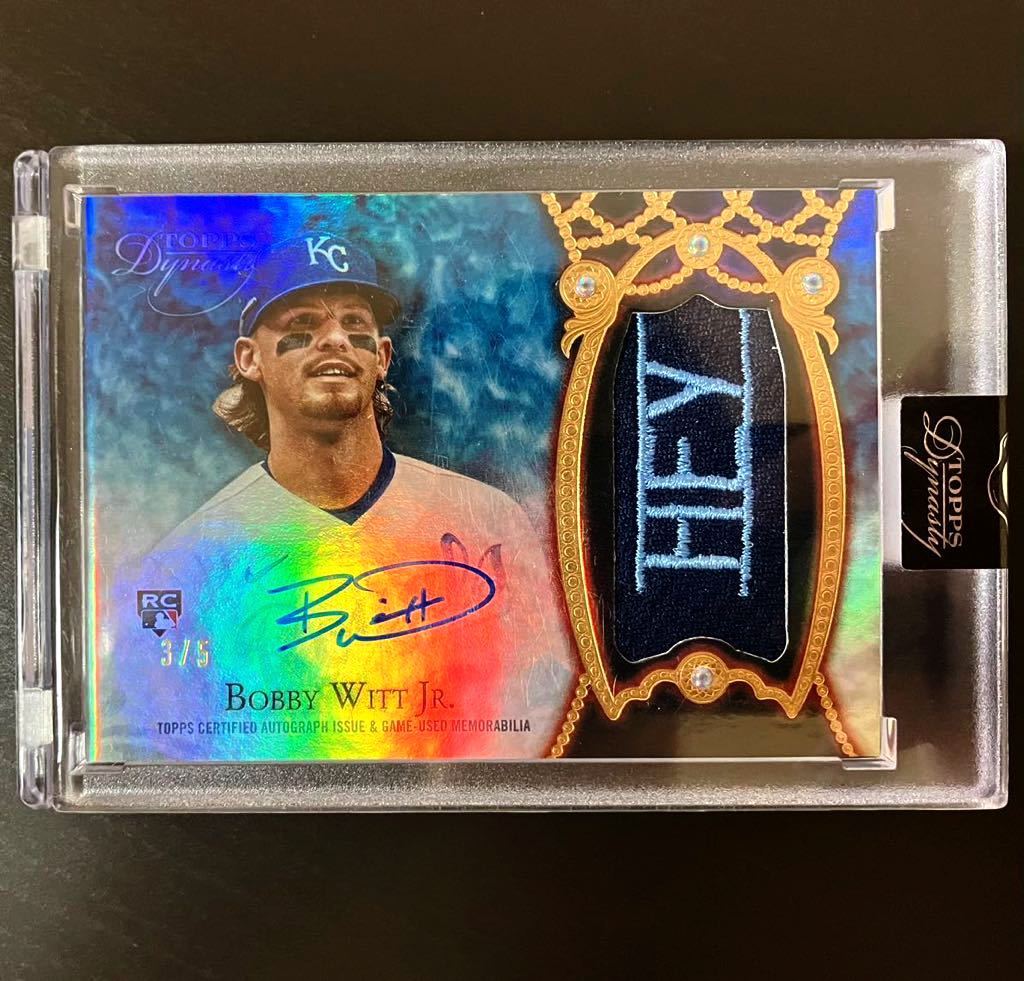RC!! 2022 Topps Dynasty Bobby Witt Jr. Patch Auto ボビー RC!! 2022 Topps Dynasty Bobby Witt Jr. Patch Auto ボビー