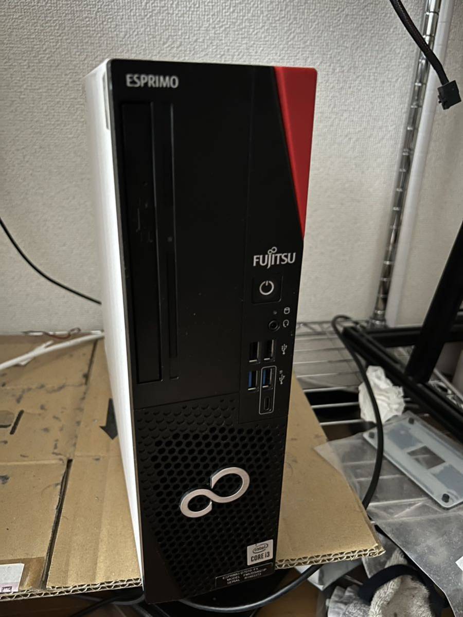 Yahoo!オークション - FUJITSU ESPRIMO D7010/FX Core i3 10100 メモ16...
