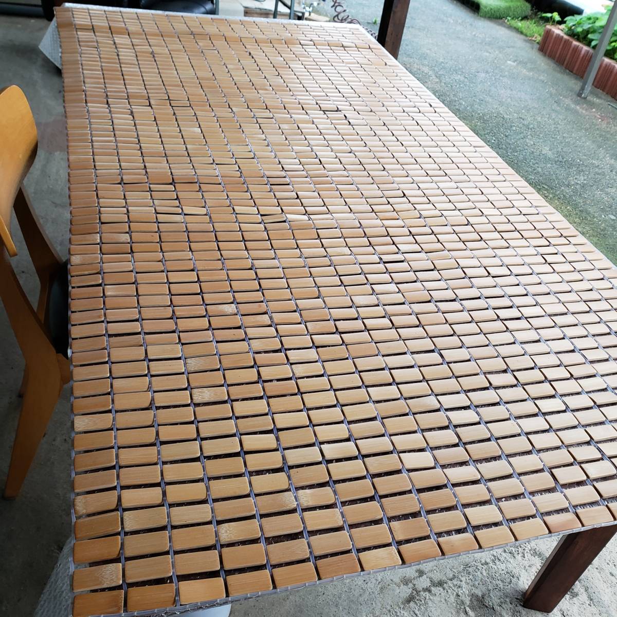 Yahoo!オークション - H-561 鈴竹マット 竹 安眠 1畳 厚み2cm 竹 敷パ...