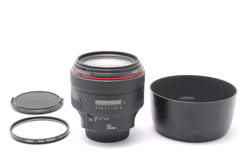 大口径標準レンズ Canon EF 50mm F1.0L USM キヤノン フードあり oku2195(キヤノン)｜売買されたオークション情報、yahooの商品情報をアーカイブ公開 ...