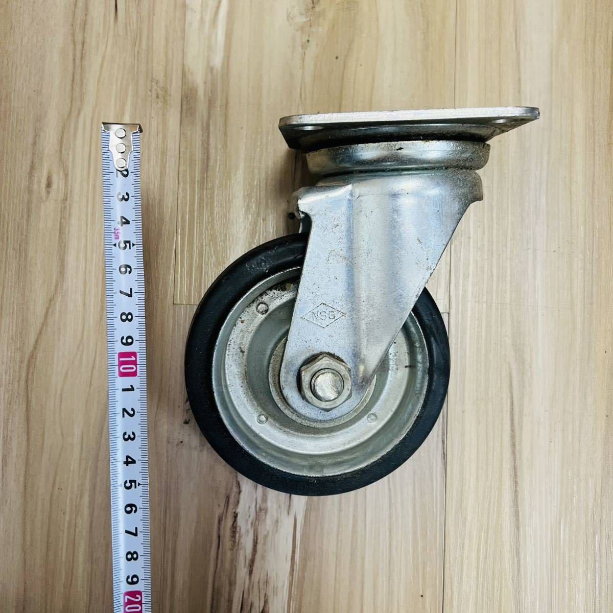 Yahoo!オークション - NSGキャスター キャスターセット 台車 工業用 ハ...