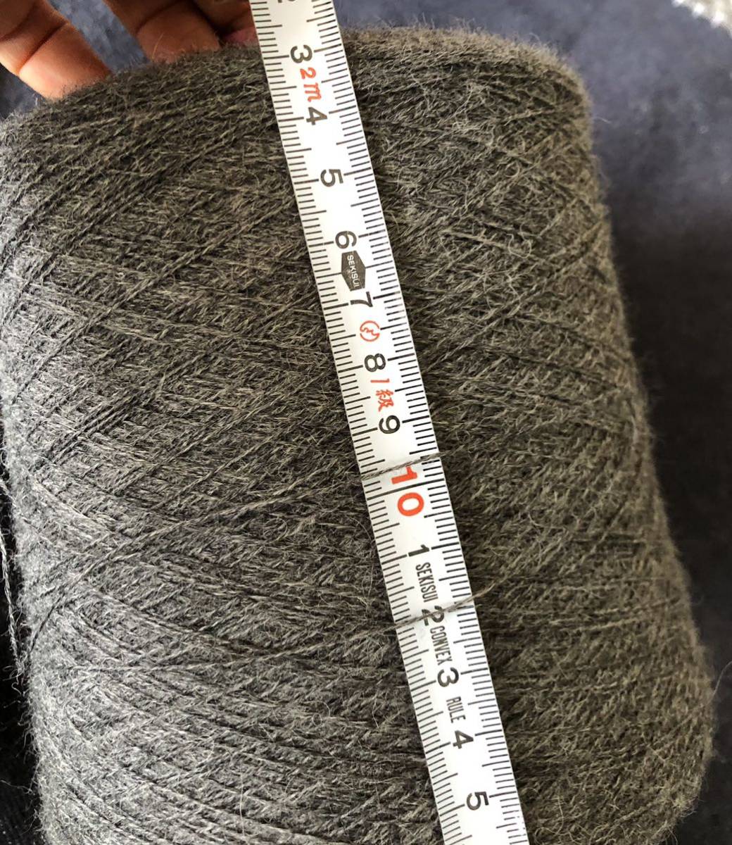 代購代標第一品牌－樂淘letao－貴重!高級ベビーアルパカ100％ 番手2/16【7742 コンクリートグレー霜降】 約0.56kg