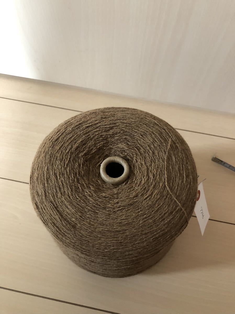 Yahoo!オークション - 貴重 高級ウール100％ 番手2/10【7746 キャメル...