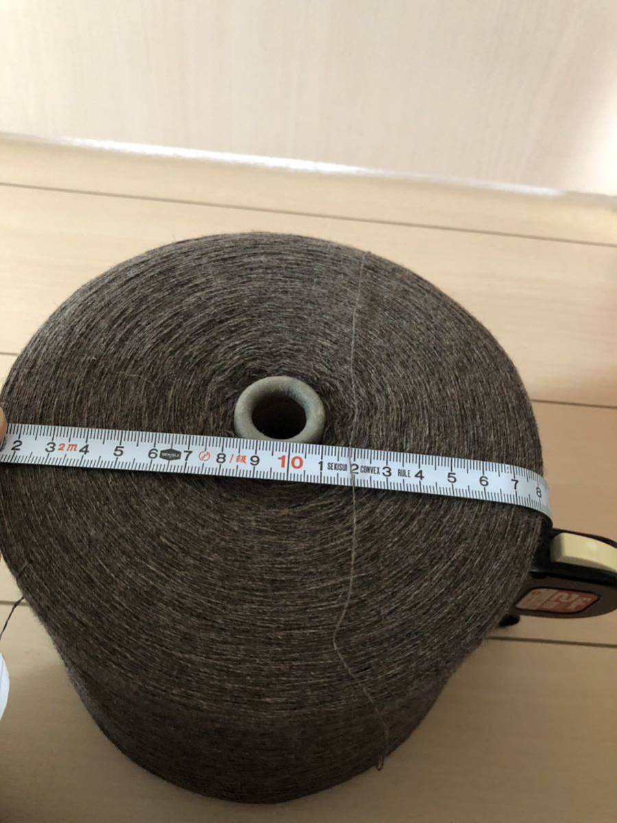 代購代標第一品牌－樂淘letao－貴重!高級ウール100％ 番手1/12【7720 カフェオレブラウン霜降】 約1.3kg