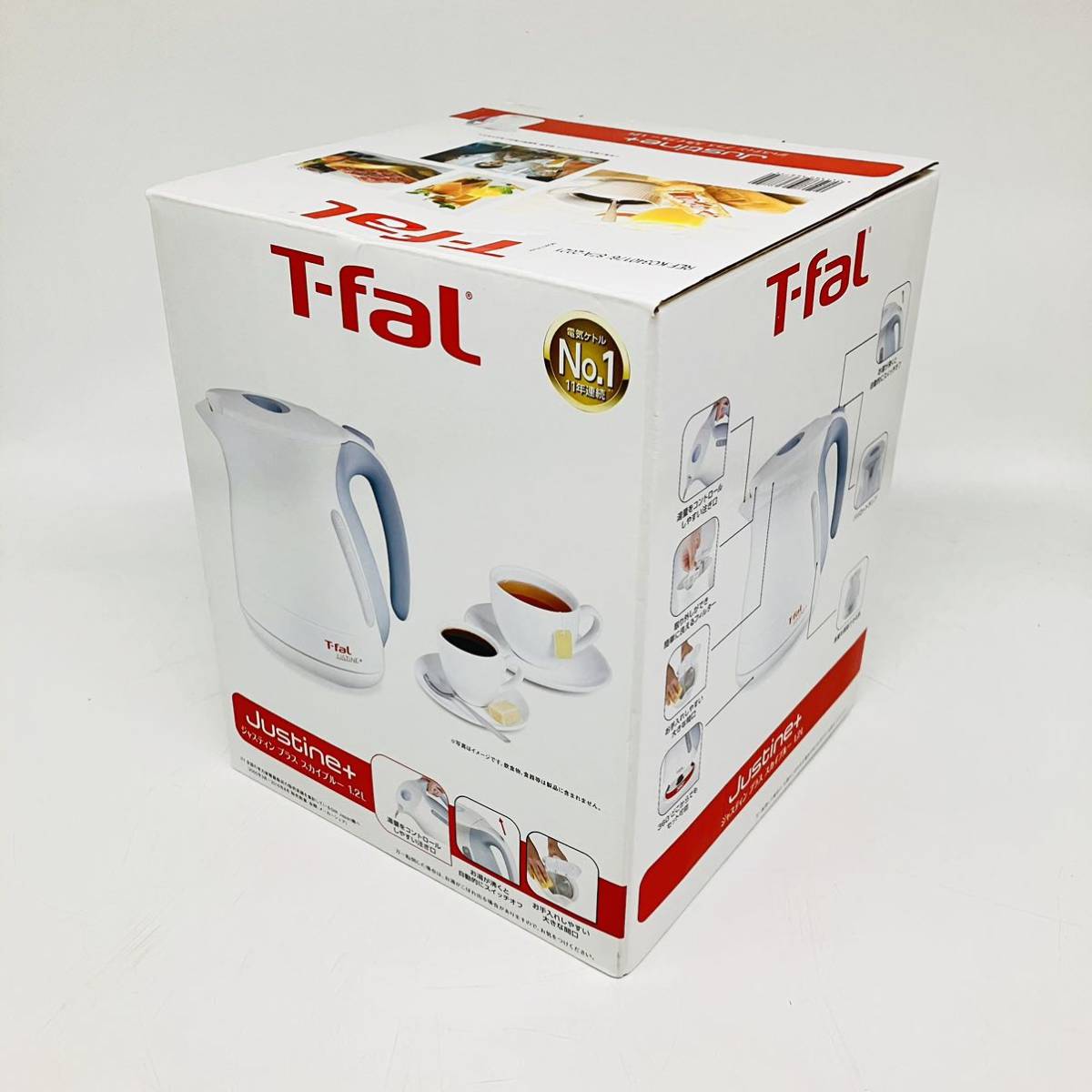 代購代標第一品牌－樂淘letao－T-fal ジャスティンプラス ジャスティンプラス1.2L （スカイブルー）KO340176 未使用品