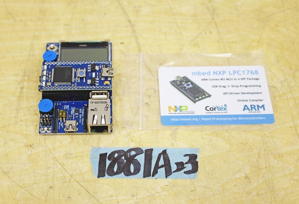 1881A23 ARM マイコン開発ボード mbed NXP LPC1768 電子部品(電子部品)｜売買されたオークション情報、yahooの商品情報をアーカイブ公開 - オークファン ...