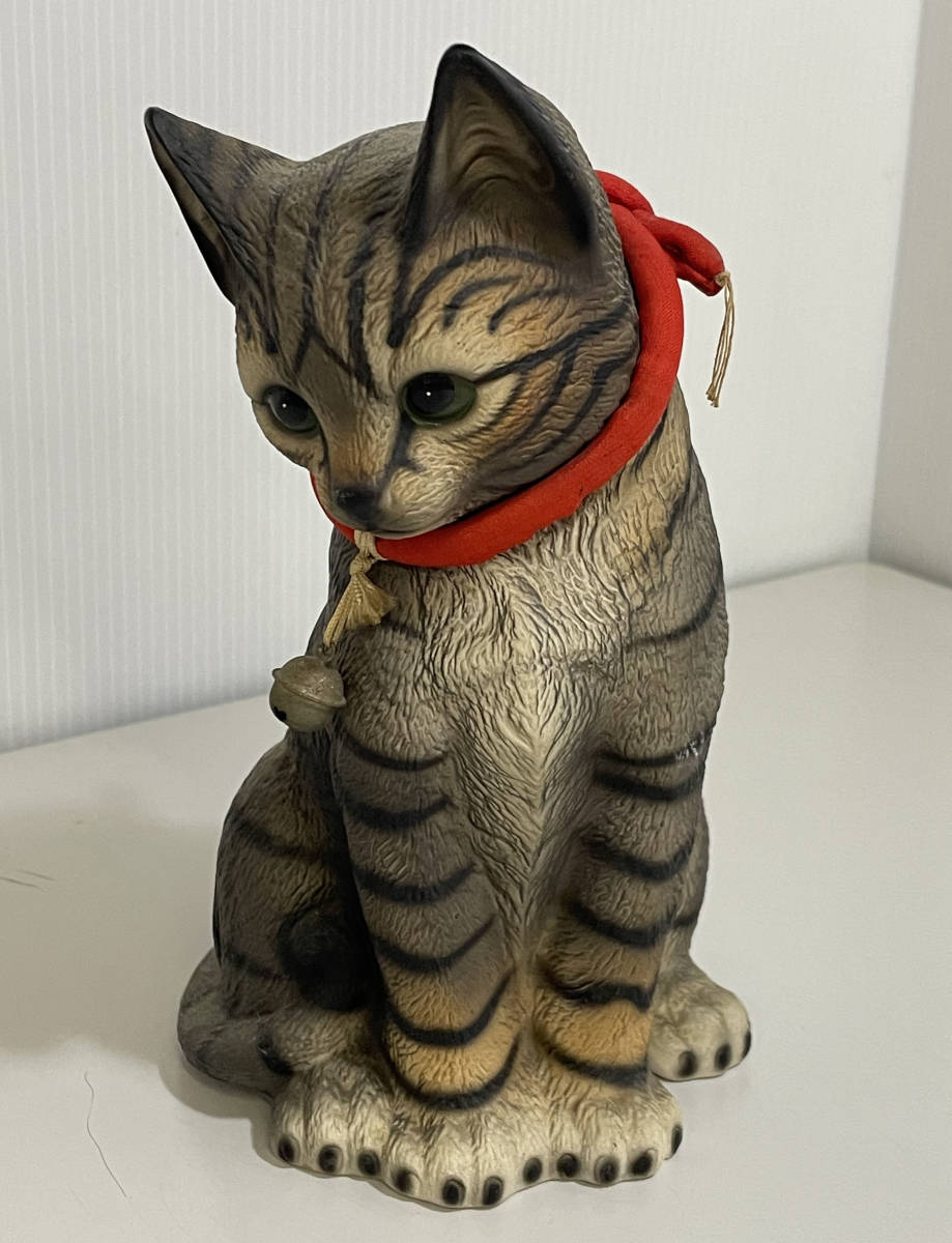 代購代標第一品牌－樂淘letao－ドマン demain HK 猫 陶器製 置物 3体まとめて！フィギュリン アンティーク インテリア 雑貨