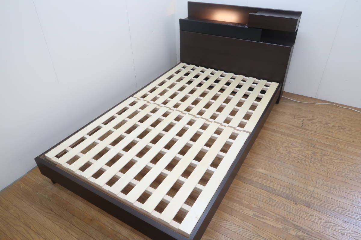 代購代標第一品牌－樂淘letao－展示/フランスベッド/MH-200/LED照明/高級モダン/セミダブルベッド