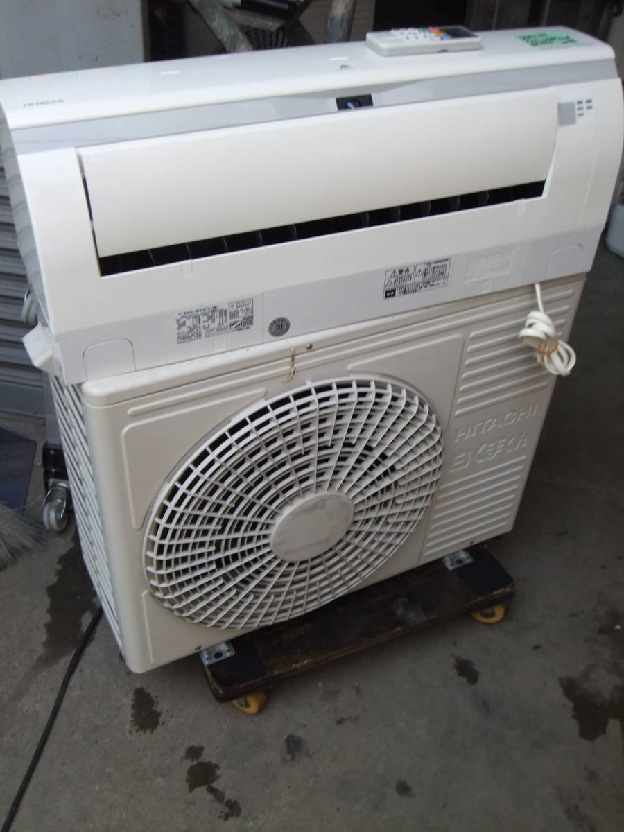 Yahoo!オークション - J402 日立 ルームエアコン 主に14畳 単相20...