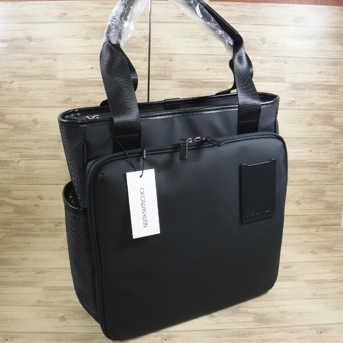 Yahoo!オークション - BB80 CK カルバンクライン 定価26400円 黒 ビジ...