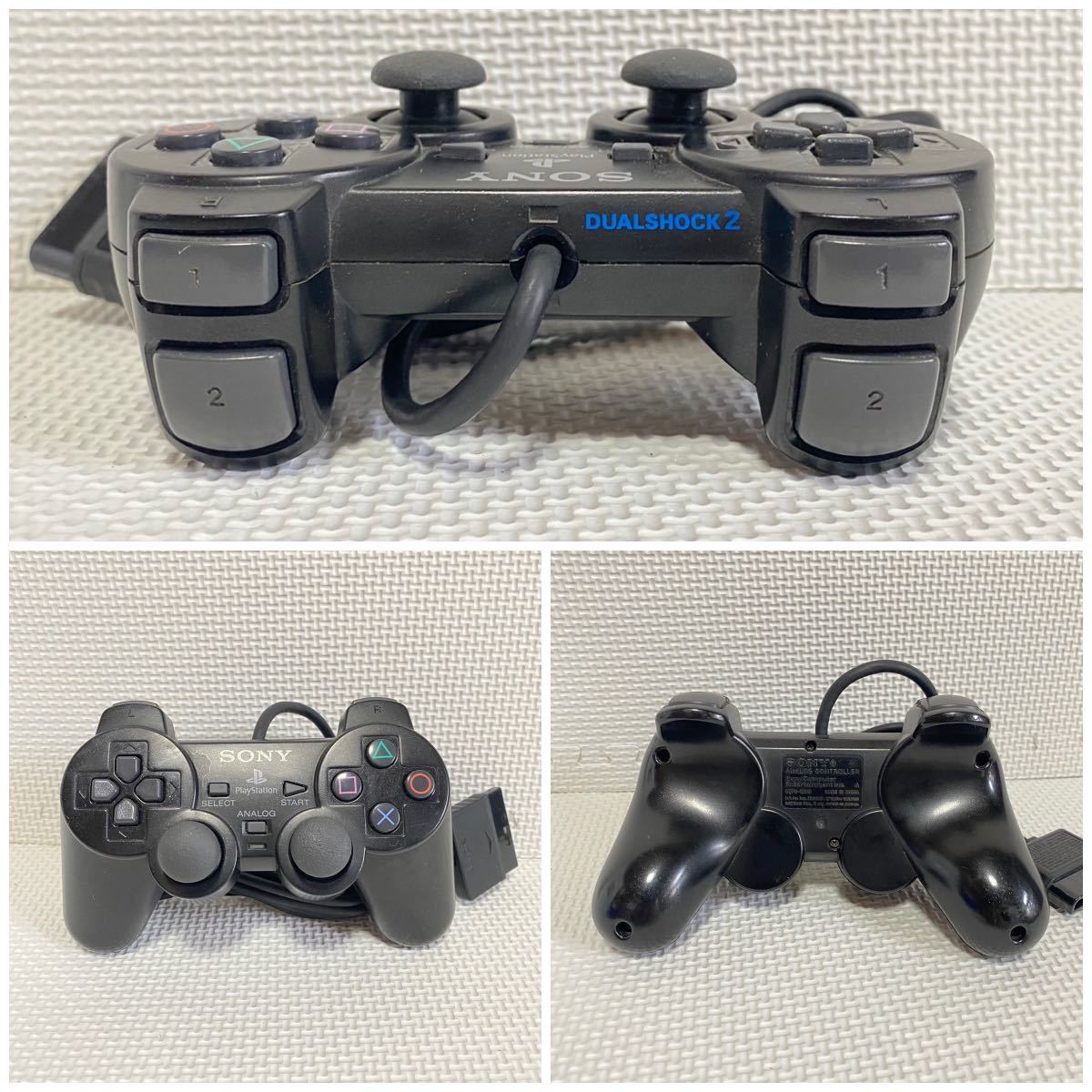 代購代標第一品牌－樂淘letao－1円☆ 箱 説明書☆ PS2 SCPH-30000 ブラック SONY プレステ2 本体 コントローラ DUALSHOCK プレイステーション ...