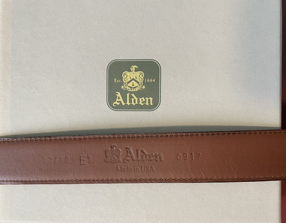 Yahoo!オークション - Alden オールデン シェルコードバンベルト ラベ...