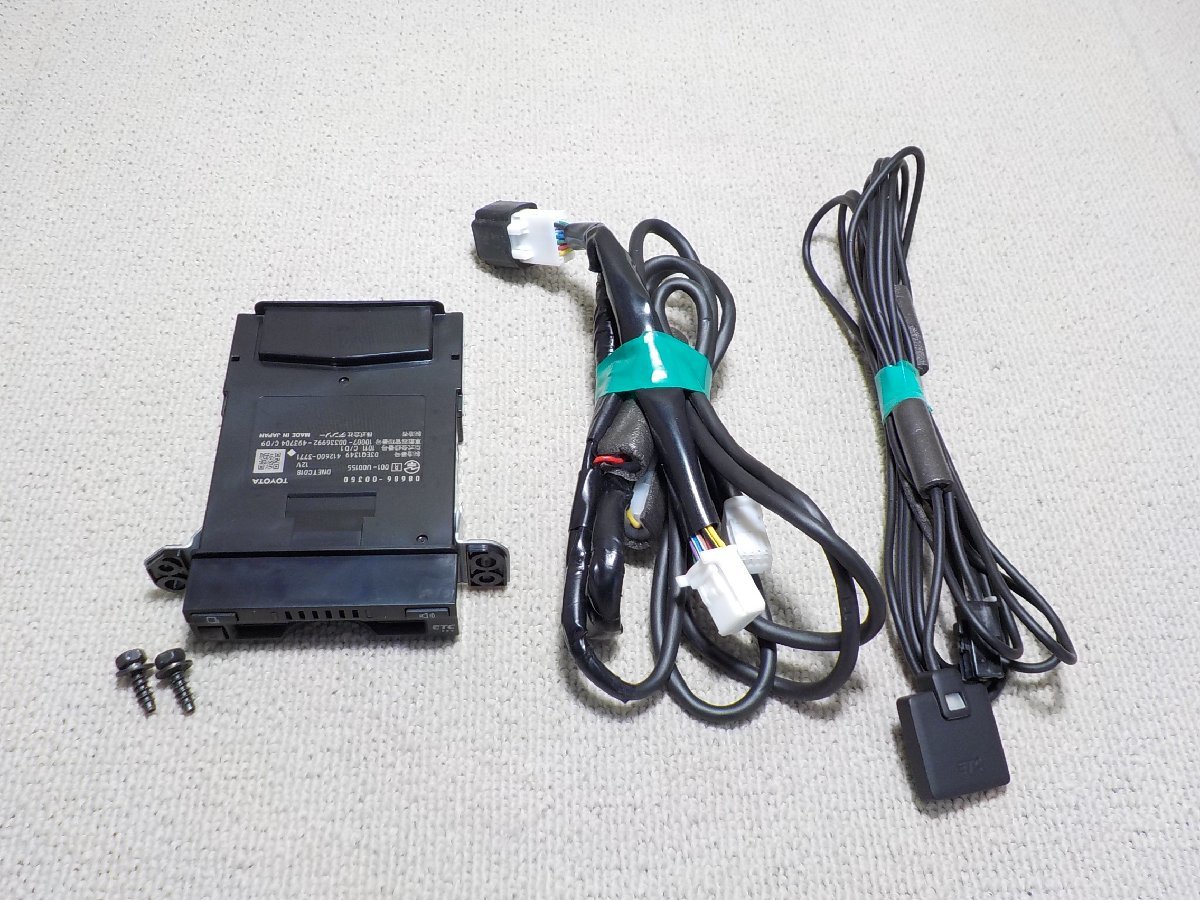 トヨタ純正 ETC車載器 ビルトイン ナビ連動タイプ 08686-00350 412600-3771 M900A ルーミーからの取外し 23012144三J1810(純正品)｜売買された ...
