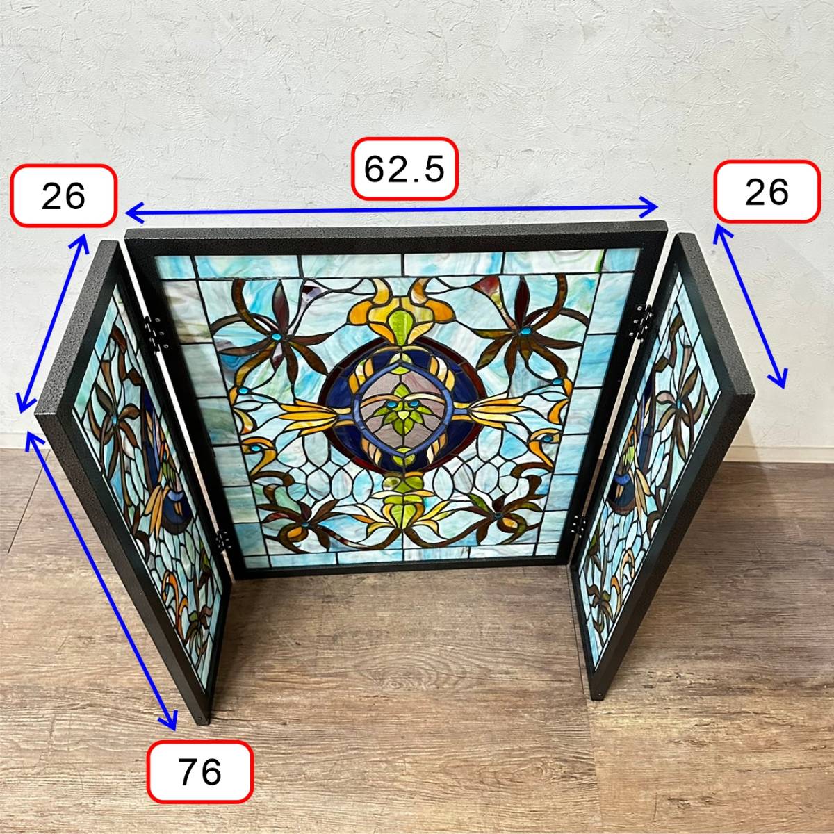 Yahoo!オークション - USDE 西洋アンティーク ステンドグラス パネル ...