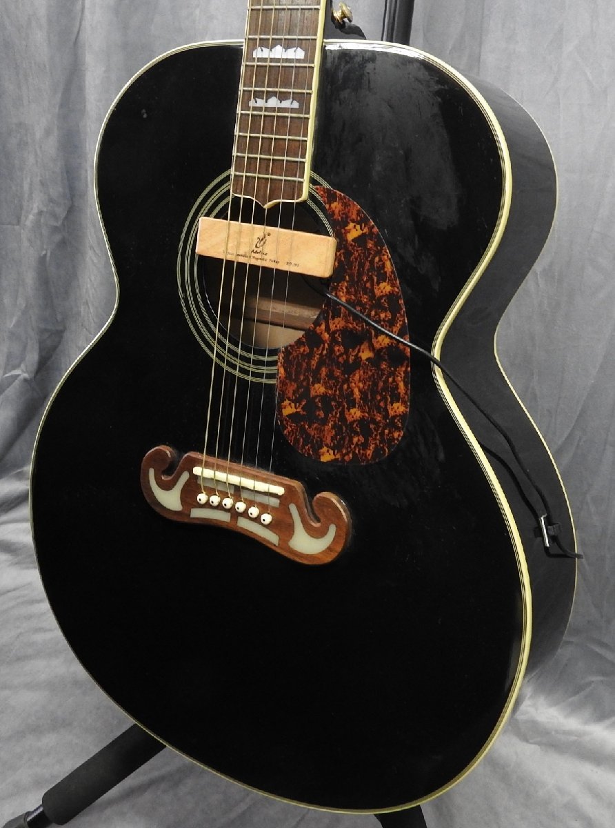 Yahoo!オークション - Epiphone エピフォン EJ-200/BK アコースティッ...