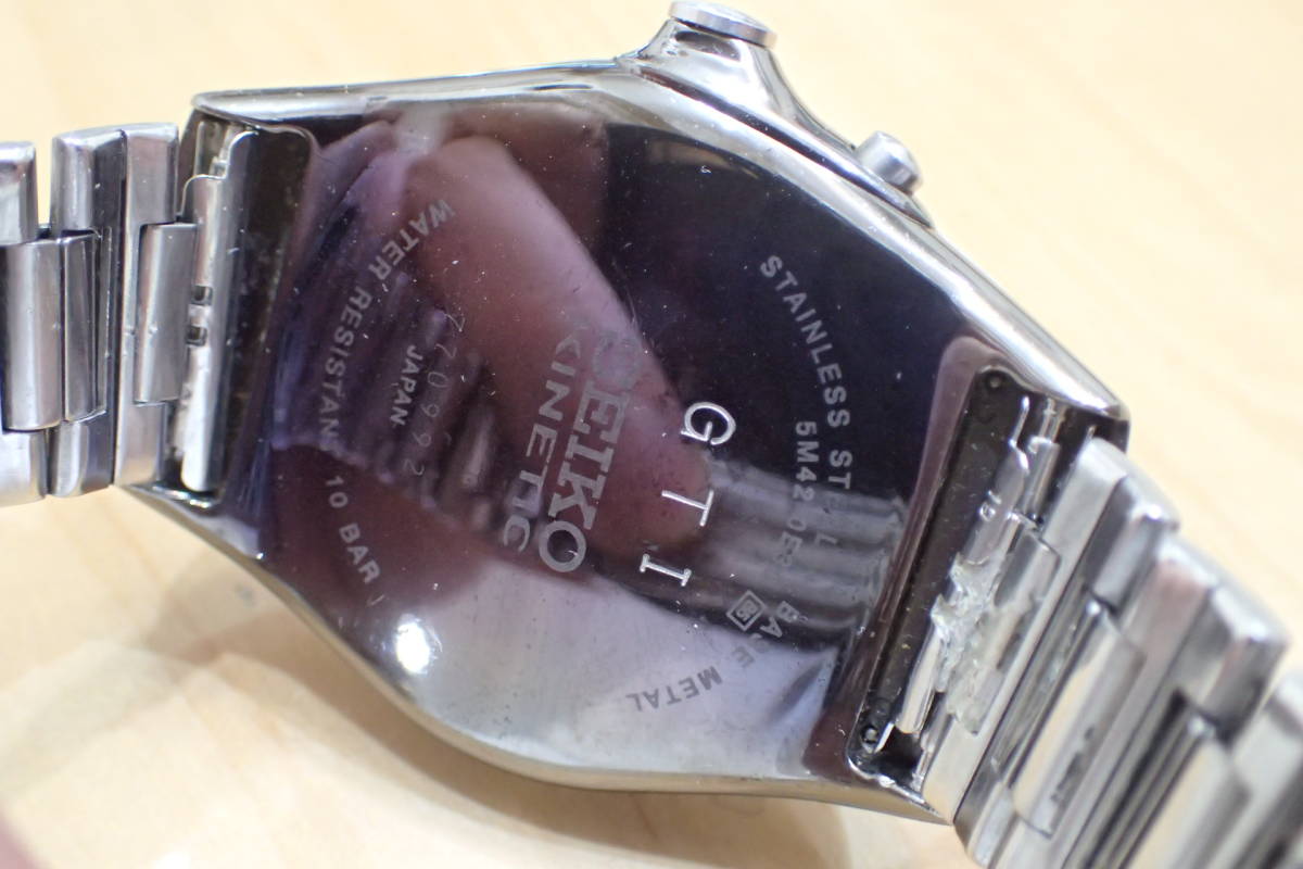 希少 SEIKO/セイコー KINETIC/キネティック ◇アークチュラ 5M42 希少 SEIKO/セイコー KINETIC/キネティック ◇アークチュラ 5M42