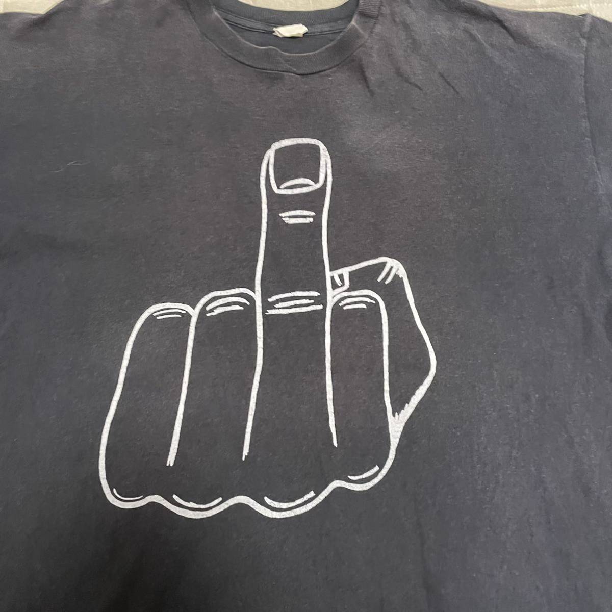 fuck you finger tシャツ XL相当 ASAP ROCKY エイサップロッキー fuck you finger tシャツ XL相当 ASAP ROCKY エイサップロッキー