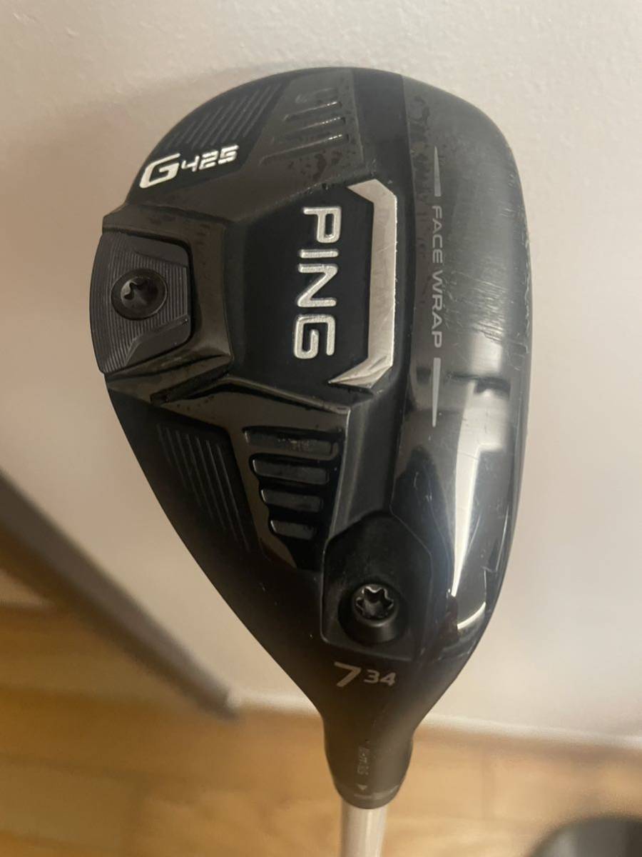 Yahoo!オークション - PING G425 7U ユーティリティ 34度 シャフト フ...