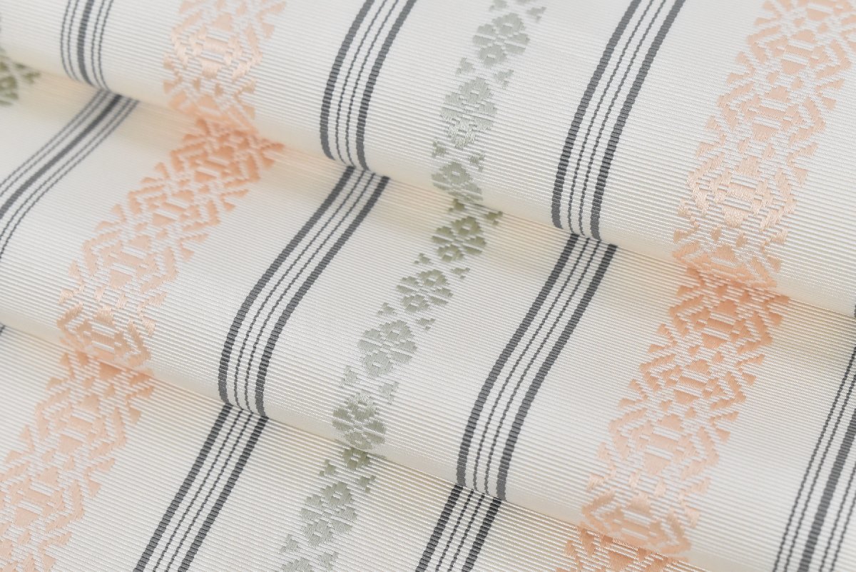 Yahoo!オークション - 【桜庭呉服店】袋名古屋帯 松葉仕立て 博多織 お...