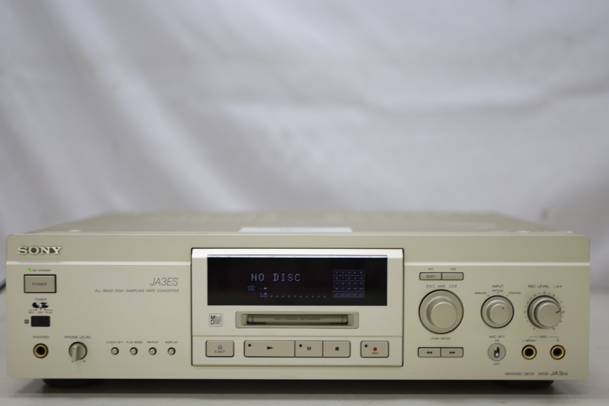 Yahoo!オークション - SONY/ソニー MDデッキ MDS-JA3ES (D407)