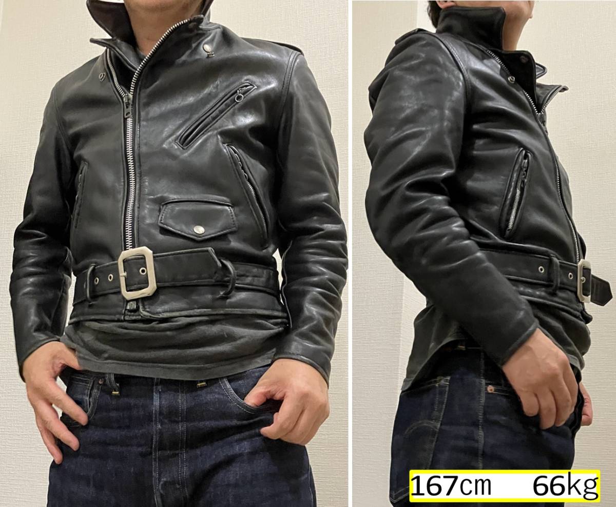 Schott 613xx 36 サボテンタグ TALON社製ジッパー ショット Schott 613xx 36 サボテンタグ TALON社製ジッパー ショット