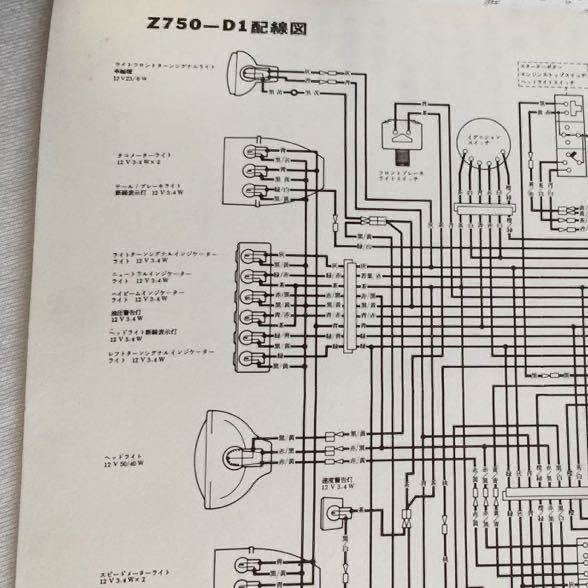 Yahoo!オークション - 送料無料 Z750Four Z750FX 純正 サービスマニュ...