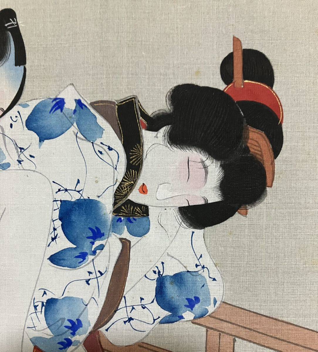 Yahooオークション Andand 真作明治期肉筆春画 浮世絵 艶本 枕絵 秘画