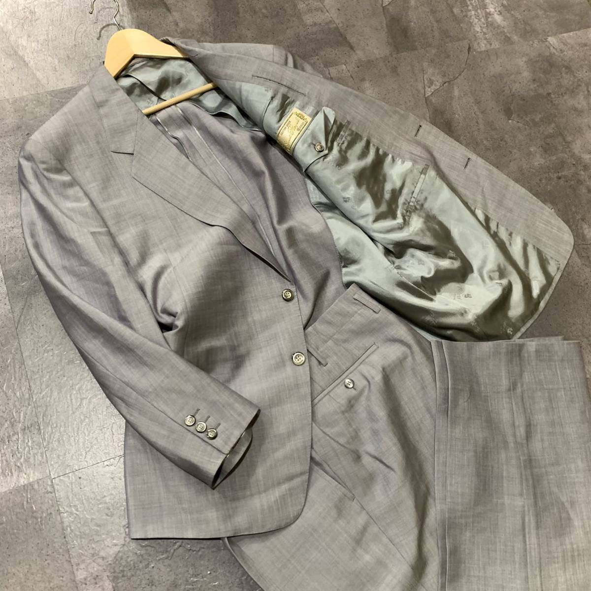 P 大きいサイズ '2点セット' Brioni ブリオーニ × Special Royal SOGO 上下 セットアップ オーダースーツ A7 紳士服 ジャケット&パンツ(XLサイズ以上 ...