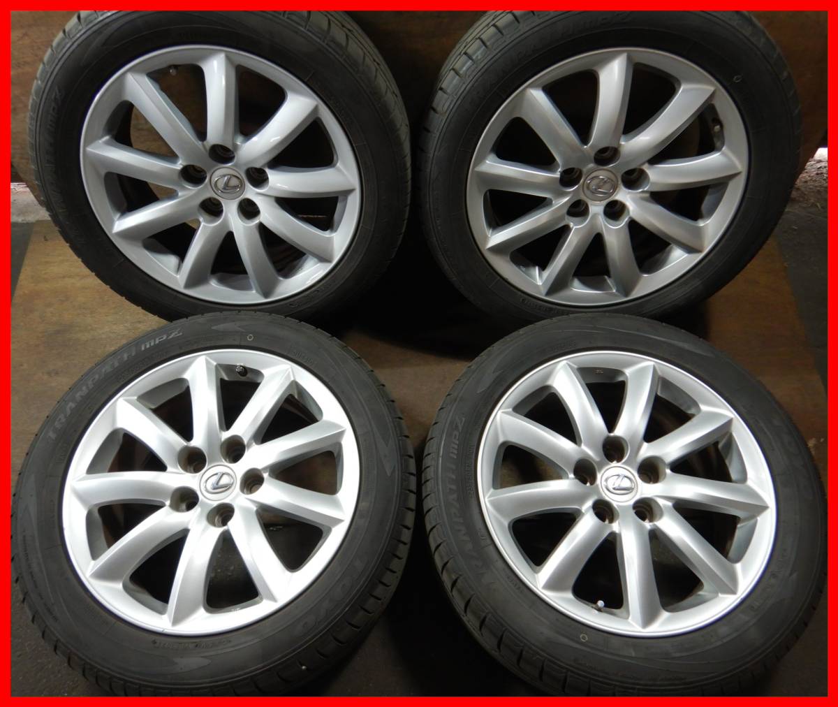 Yahoo!オークション - (H2905) LEXUS LS460 18×7.5J+32 純正ホイール 2...