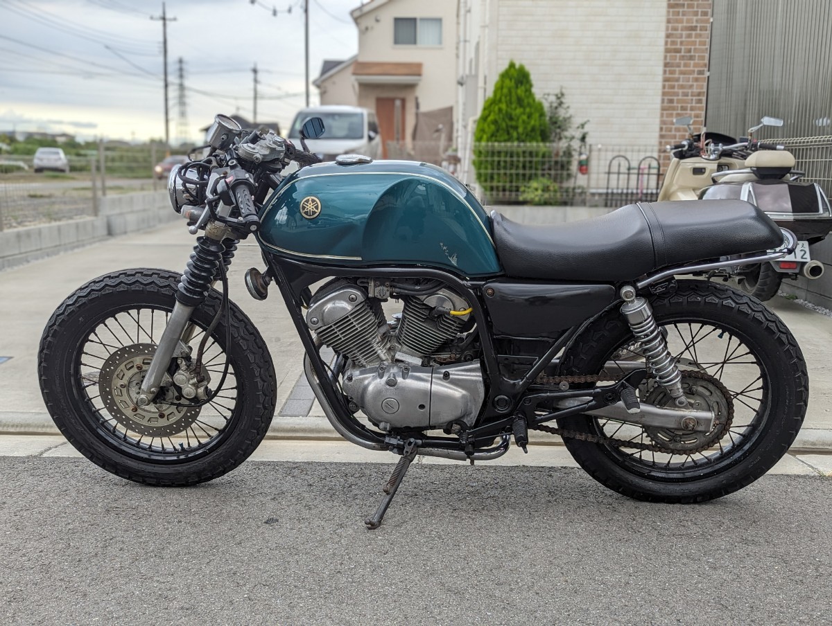 Yahoo!オークション - 東京発 ヤマハ SRV250 4DN カフェレーサー カス...