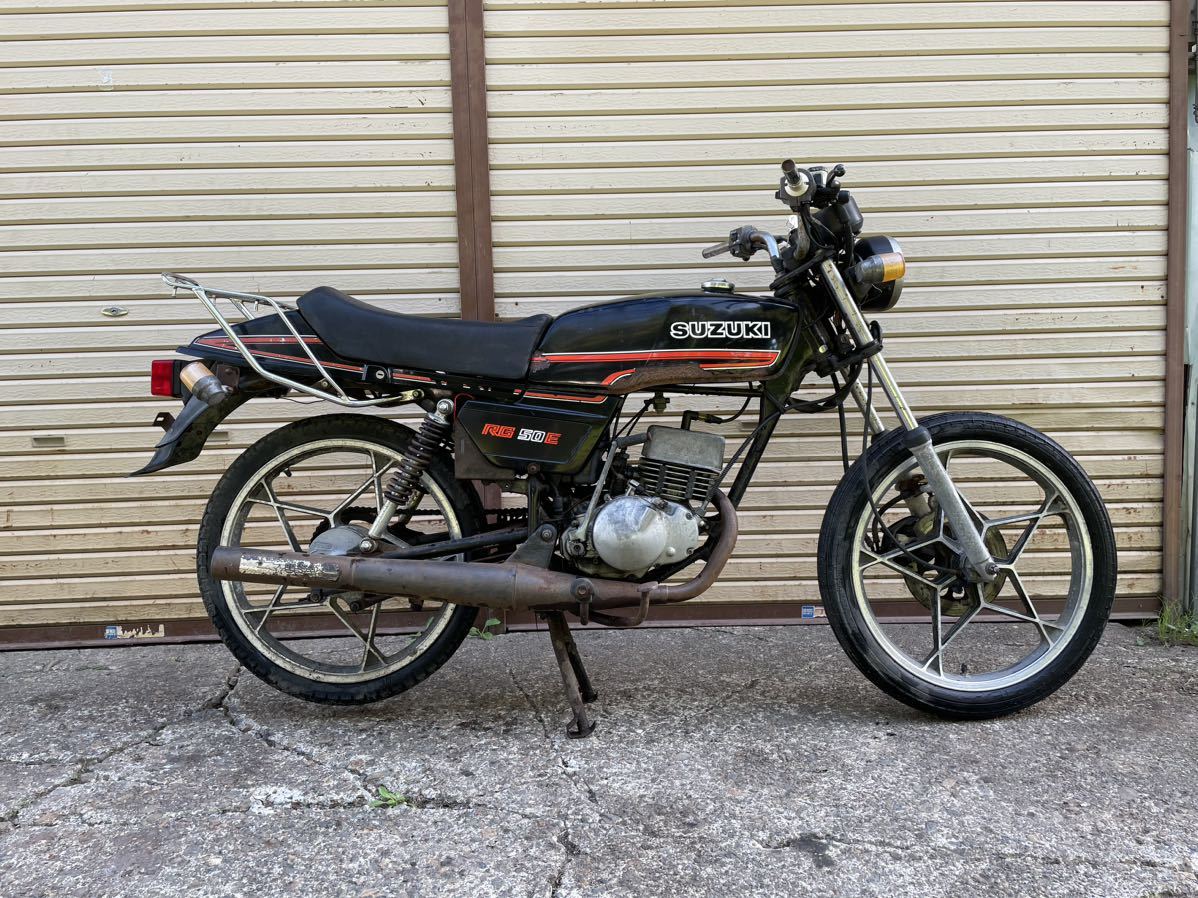 Yahoo!オークション - RG50E 2スト車両 キック戻り良好 レストアベース...