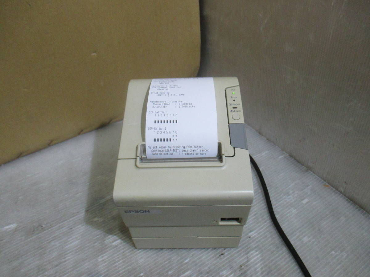 Yahoo!オークション - [F2-3/E481] EPSON TM-T88V 481 Model M244A サ...