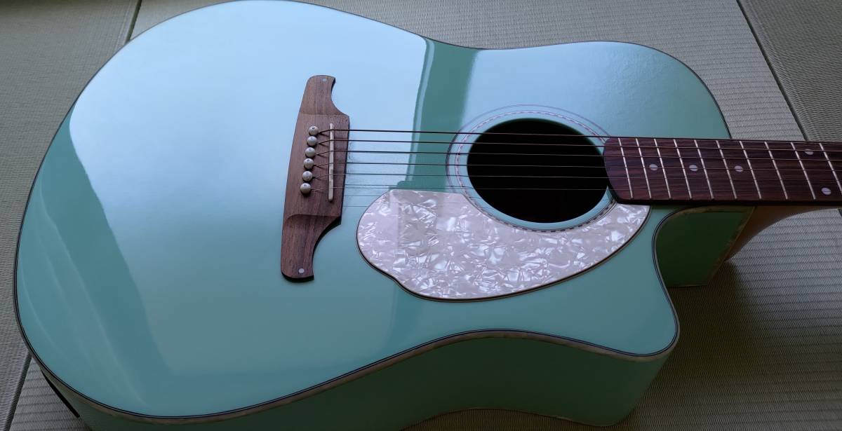 Yahoo!オークション - エレアコ FENDER SONORAN SCE カラー サーフグリ...