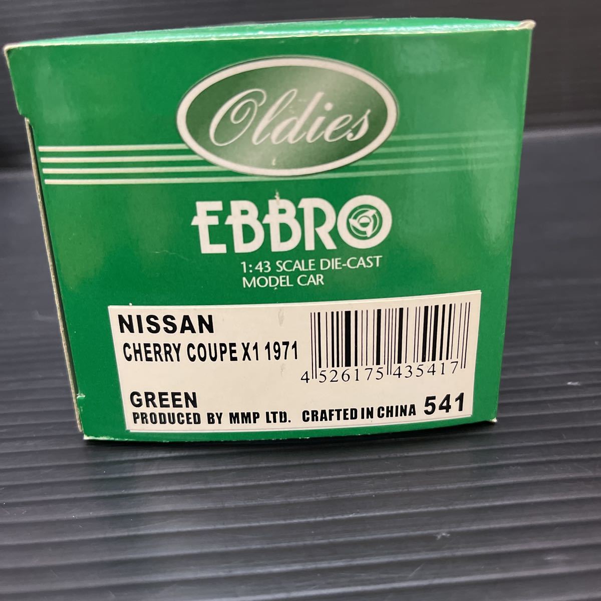 代購代標第一品牌－樂淘letao－エブロ 1/43 日産 Cherry Coupe X1 1971 グリーン