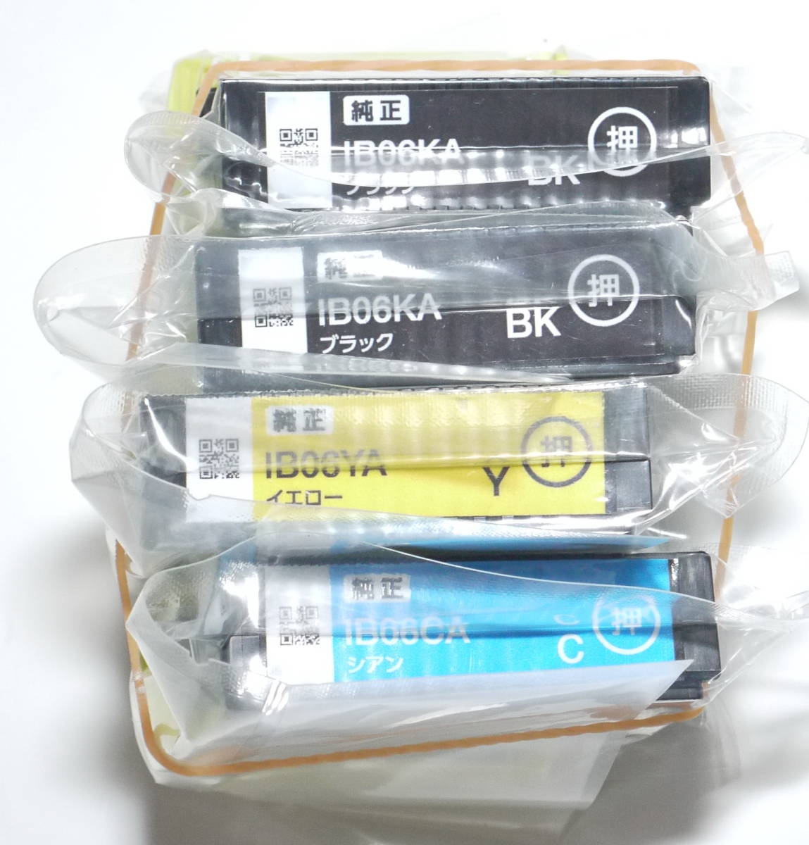 Yahoo!オークション - エプソン純正 IB06KA IB06YA IB06CA 合計4個 新...