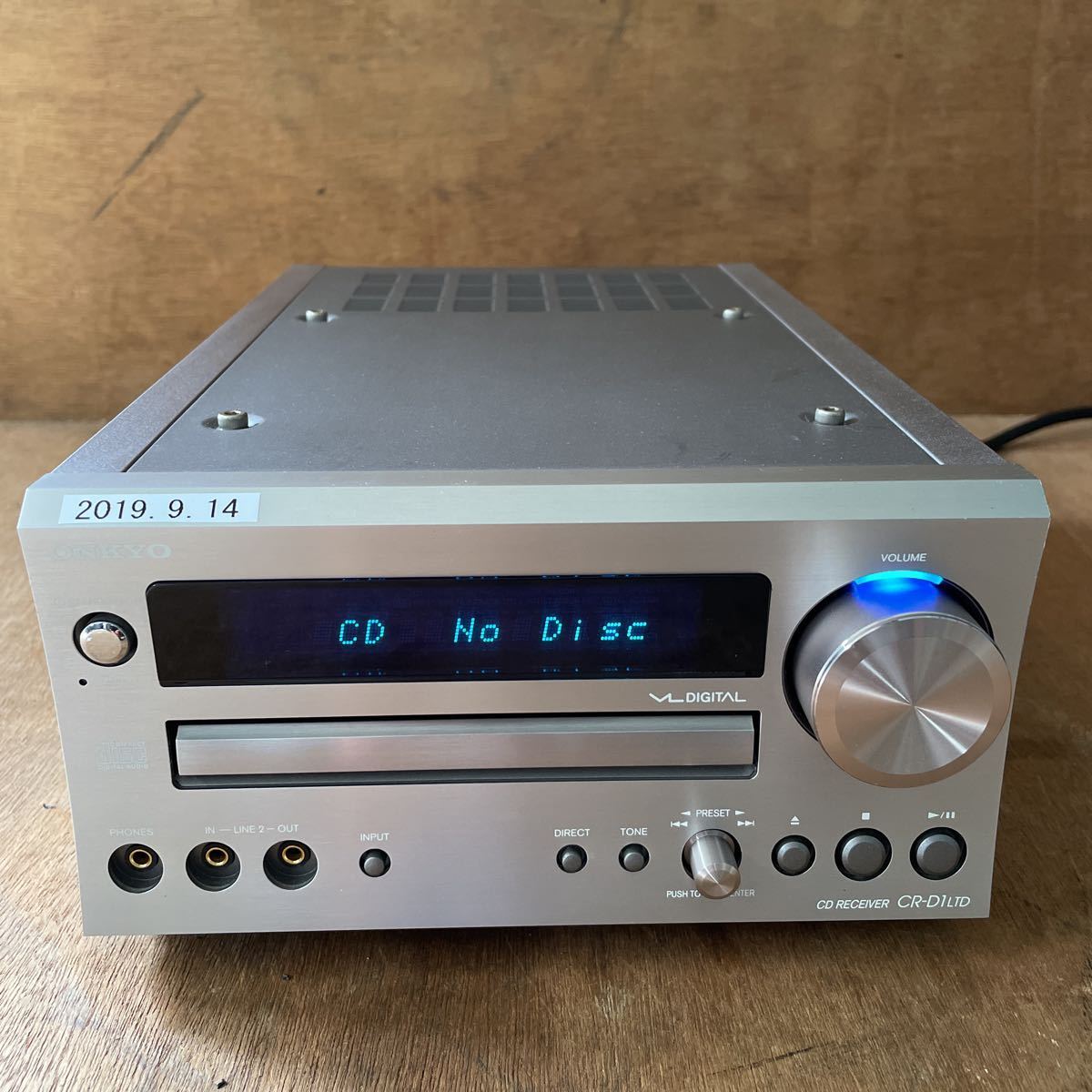 代購代標第一品牌－樂淘letao－ONKYO CR-D1 LTD CDレシーバー 通電のみ確認 ジャンク