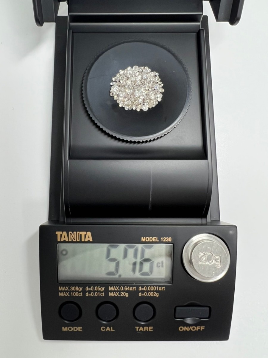 Yahoo!オークション - i7 合計約5.76ct 天然 ダイヤモンド ルース 最落...