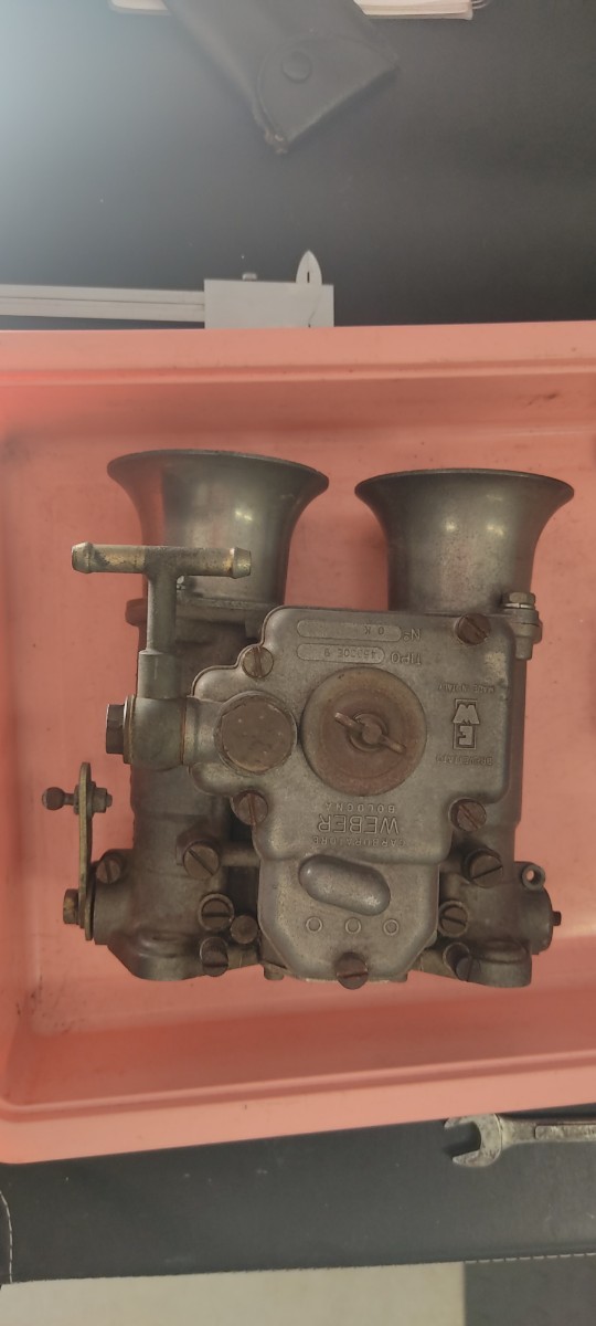 Yahoo!オークション - ウェーバー45 WEBER 45 DCOE 9 ウェーバーキャブ...