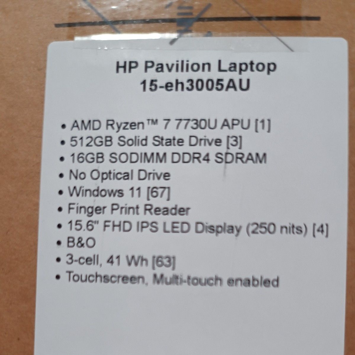 新品 HP PavillionノートPC 15-eh3005AU|Yahoo!フリマ(旧 新品 HP PavillionノートPC 15-eh3005AU|Yahoo!フリマ(旧