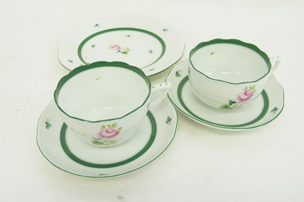 Yahoo オークション D067 S20 5915 Herend ヘレンド ウィーンの薔薇