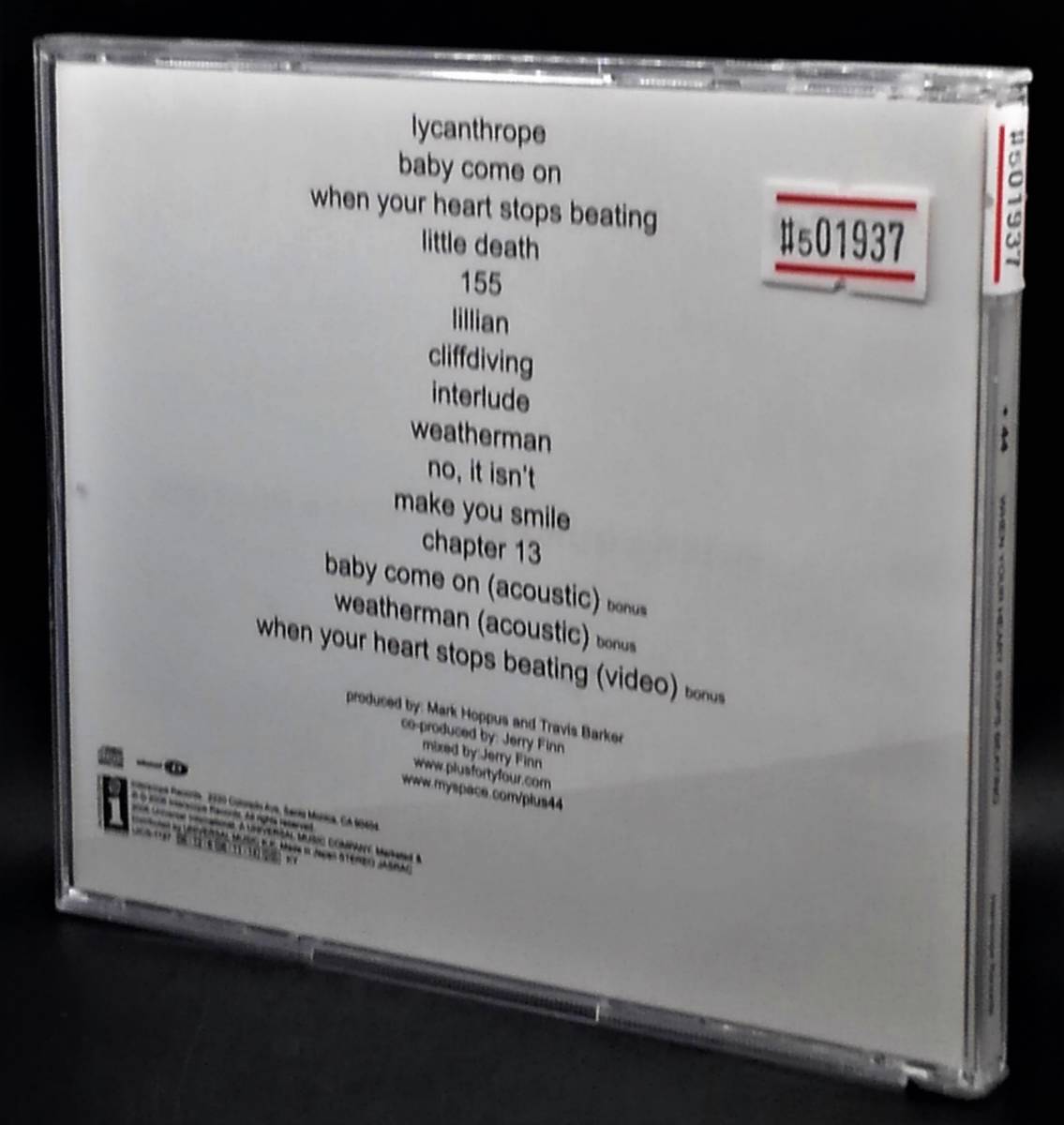 5 01937 When Your Heart Stops Beating 44 レン落ち Cd プラス フォーティー フォー