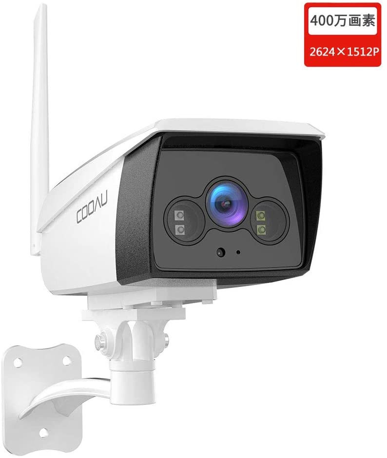 Yahoo!オークション - COOAU防犯カメラ 2K/400万画素 遠隔操作ios/andr...