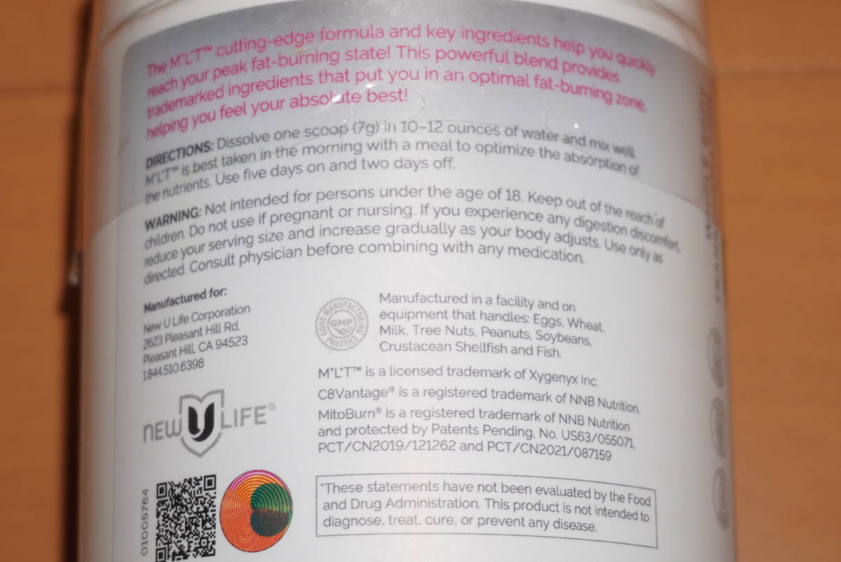Yahoo!オークション - NEW U LIFE MLT サプリメント Metabolic Lipotr...