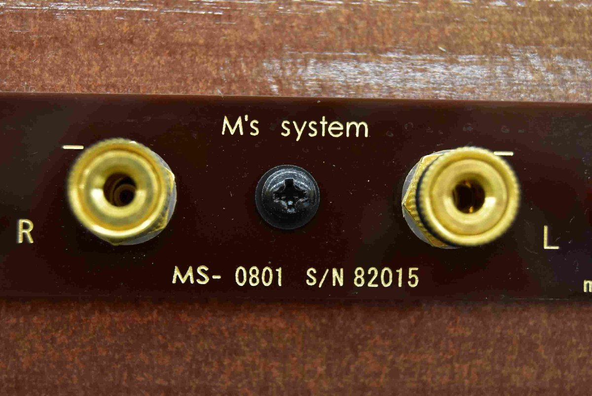 Yahoo!オークション - F M's System 波動スピーカー MS-0801 中古
