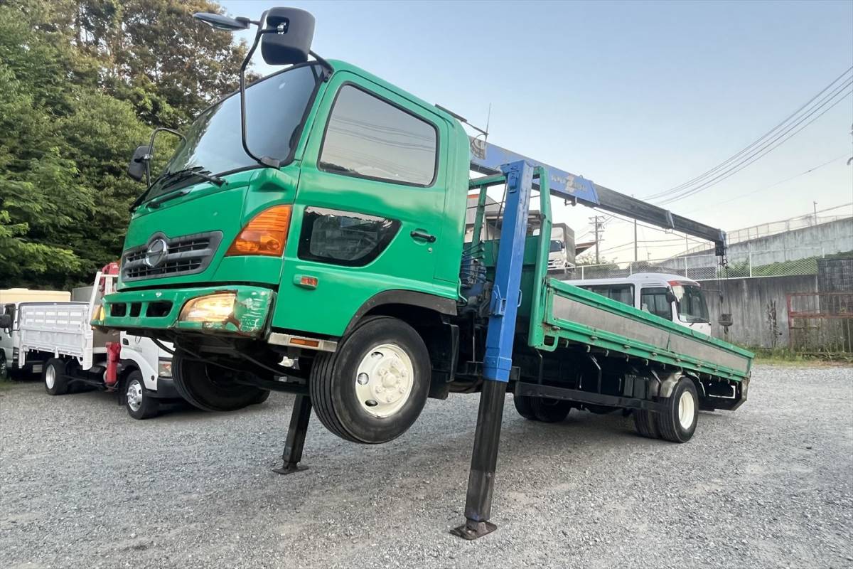 ヤフオク! - 動画有 売り切り H18年 日野 レンジャー 3段クレ...