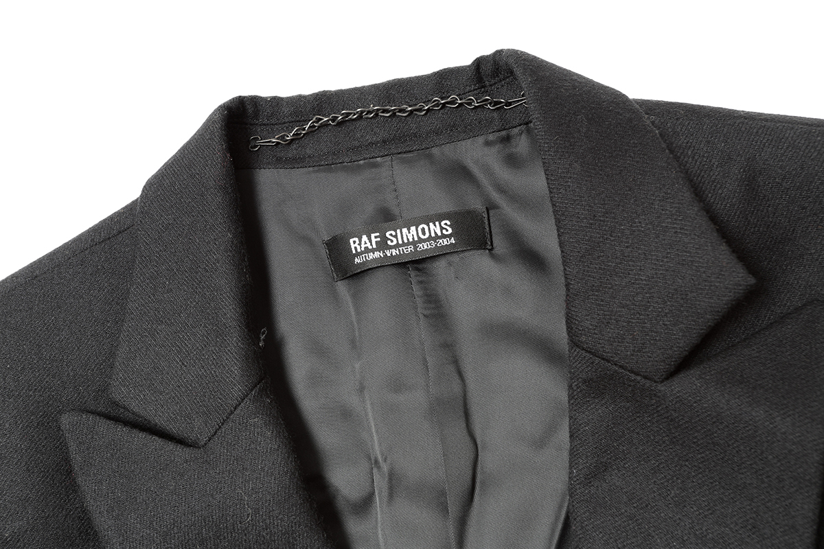 Raf Simons ラフシモンズ 03/04AW ピークドラペル ウール Raf Simons ラフシモンズ 03/04AW ピークドラペル ウール