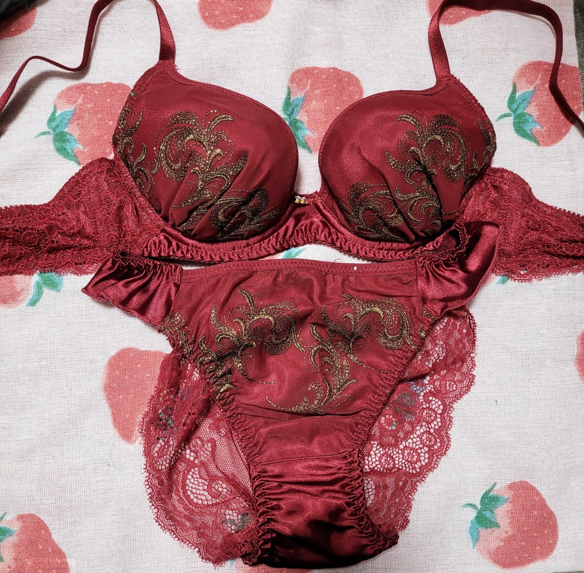 代購代標第一品牌－樂淘letao－【細身/スレンダー】ブラジャーショーツセット C65 女性下着 インナーウェア♪レディース2