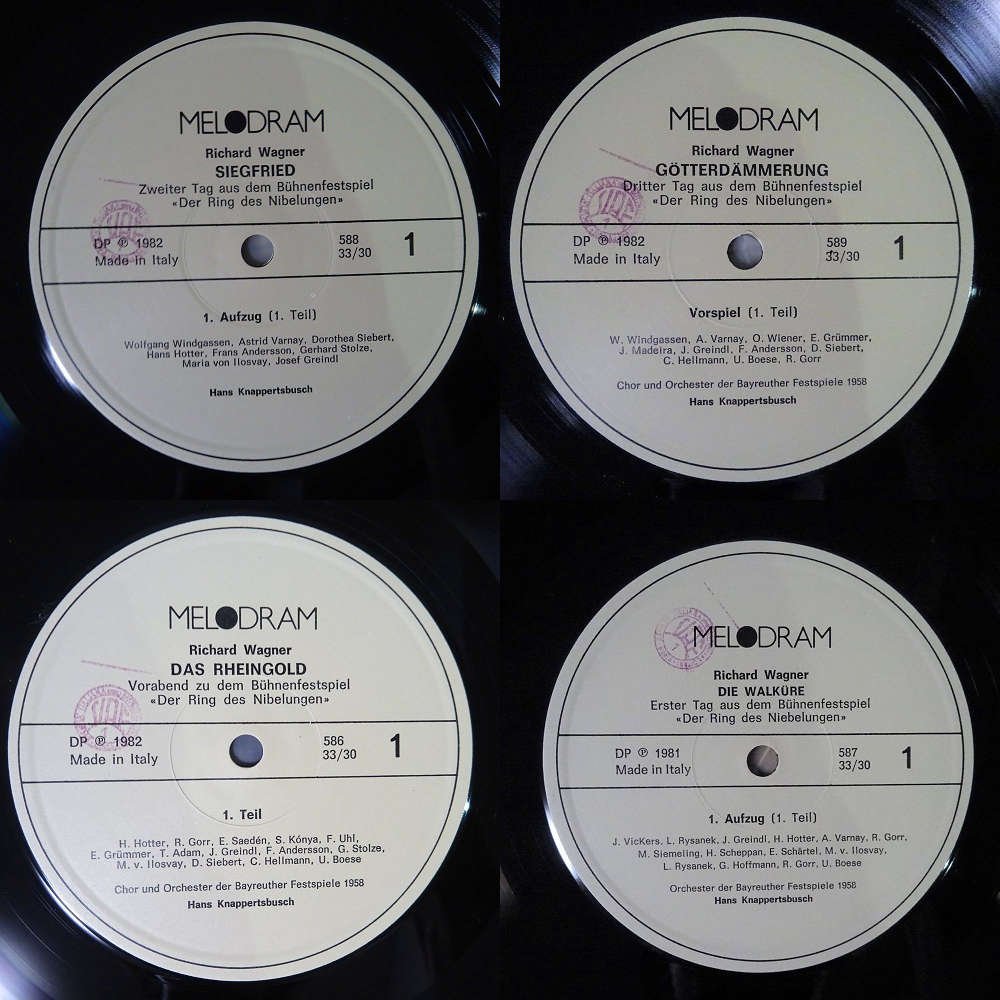 Yahoo!オークション - 19052803 【伊MELODRAM/4箱17LP】クナッパーツブ...