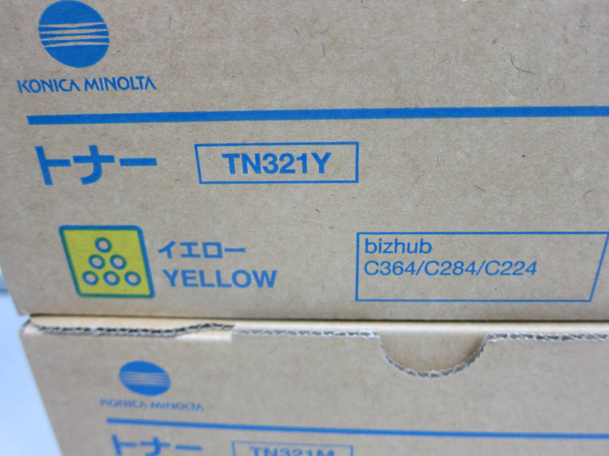 Yahoo!オークション - コニカミノルタ 純正トナー TN321 M/Y/C 3色 3...