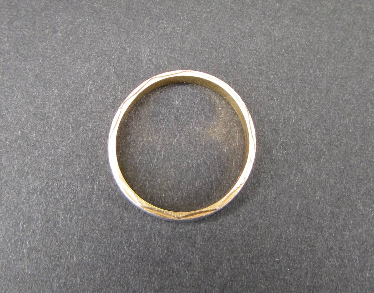 18金 pt900 750 K18 3 6g 19号 renoma ゴールド プラチナ 指輪 リング(イエローゴールド)｜売買されたオークション情報、yahooの商品情報をアーカイブ公開 ...